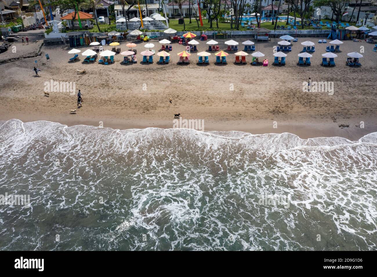 aerial view on a beach Stock Photo - Alamy
