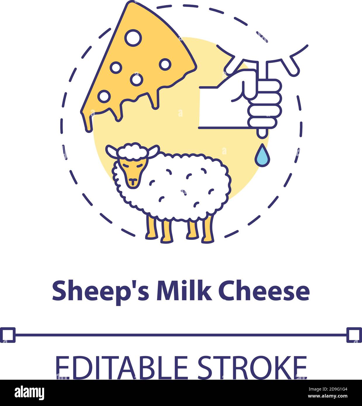 Cream sheep Cut Out Stock Images & Pictures - Alamy