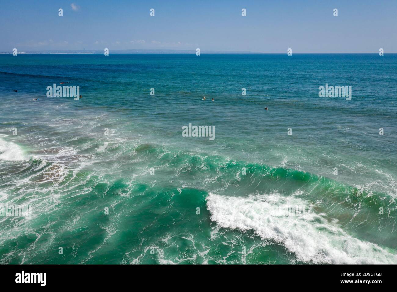 aerial view on ocean waves Stock Photo - Alamy
