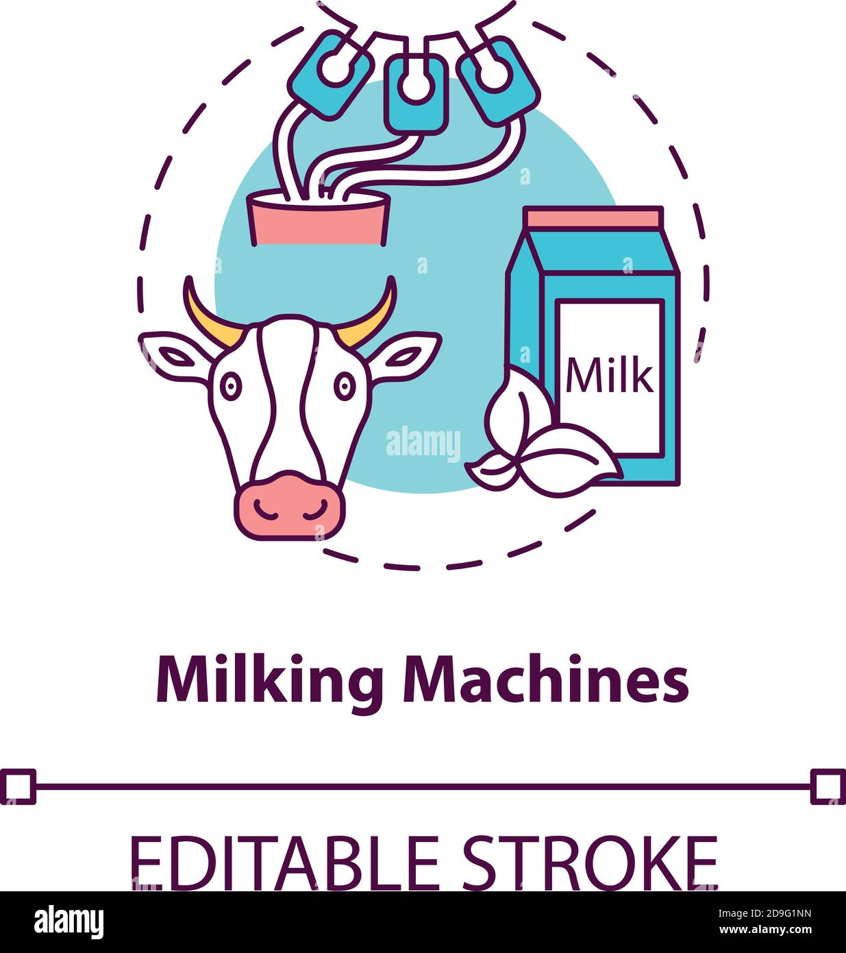 Milking art Cut Out Stock Images & Pictures - Alamy