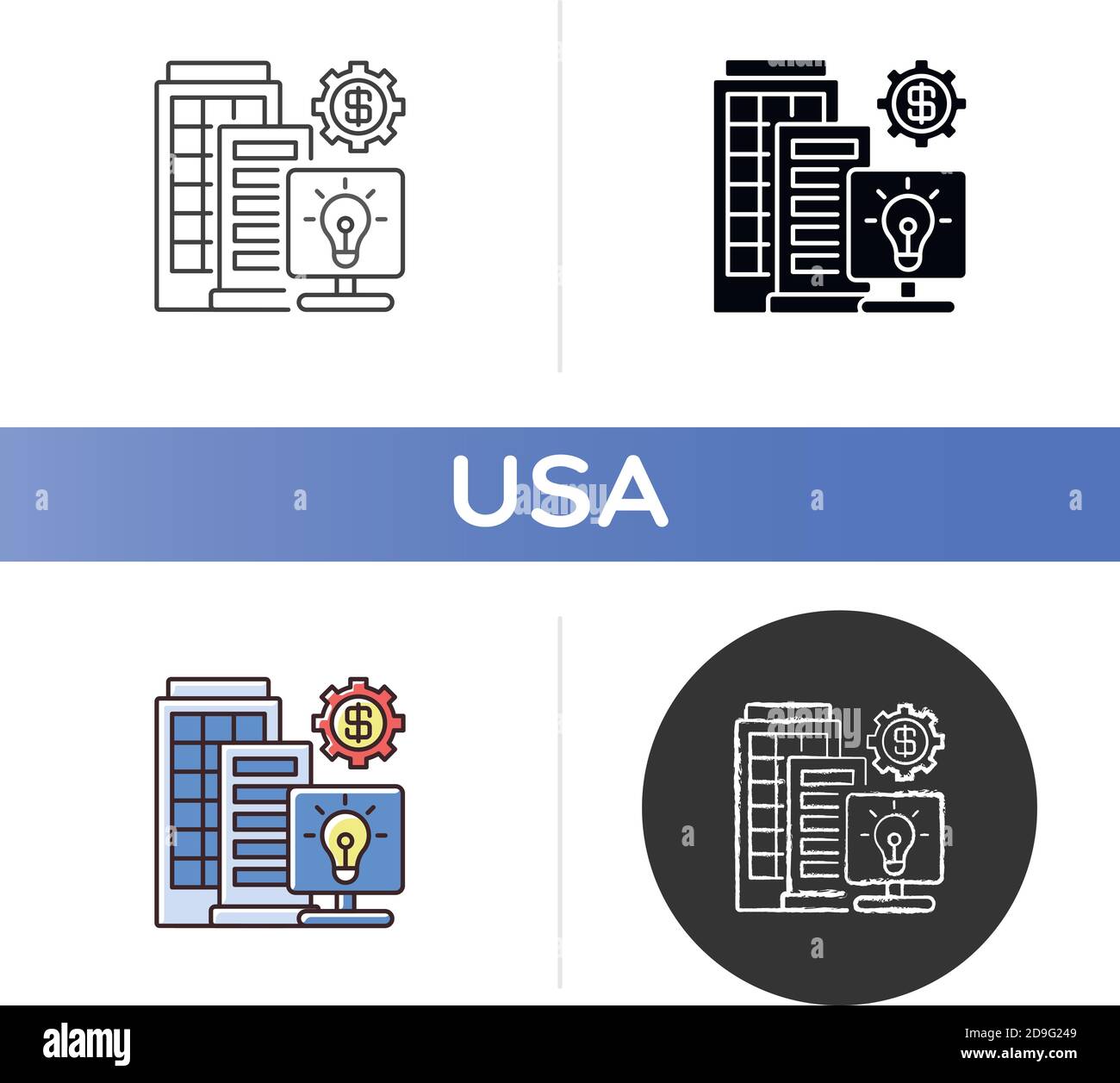 Silicon valley united states Stock Vector Images - Alamy