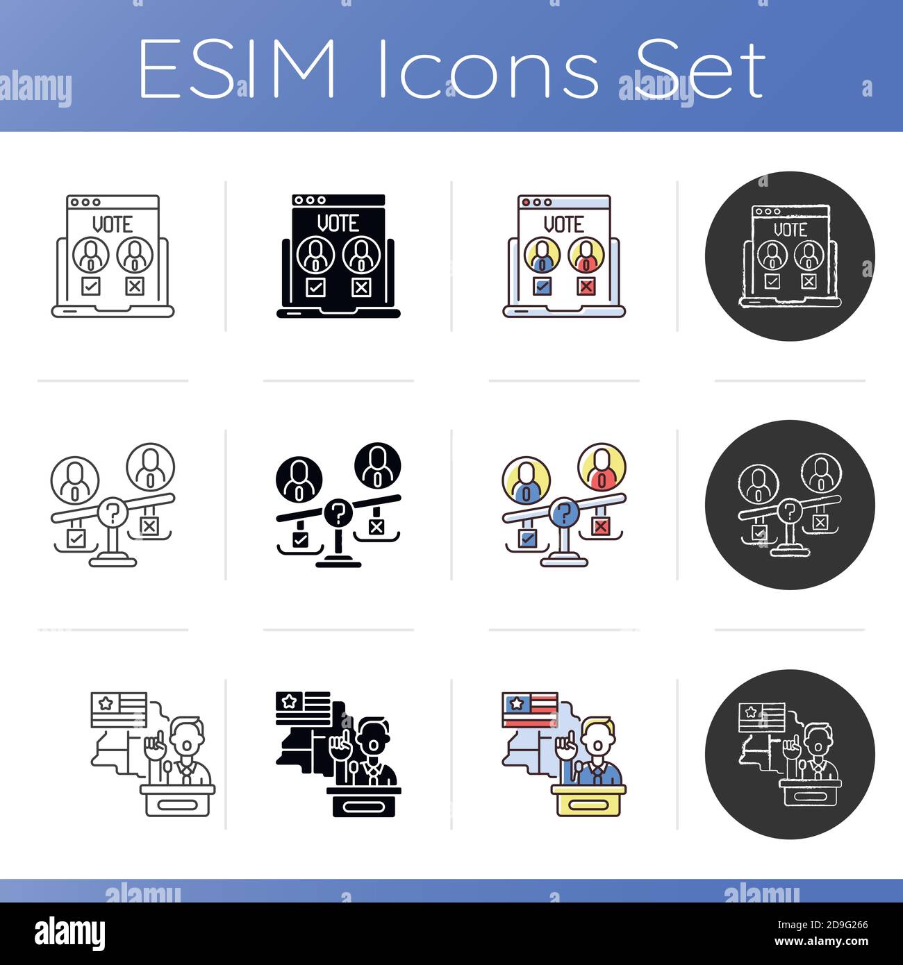 What makes America famous icons set Stock Vector Image & Art - Alamy