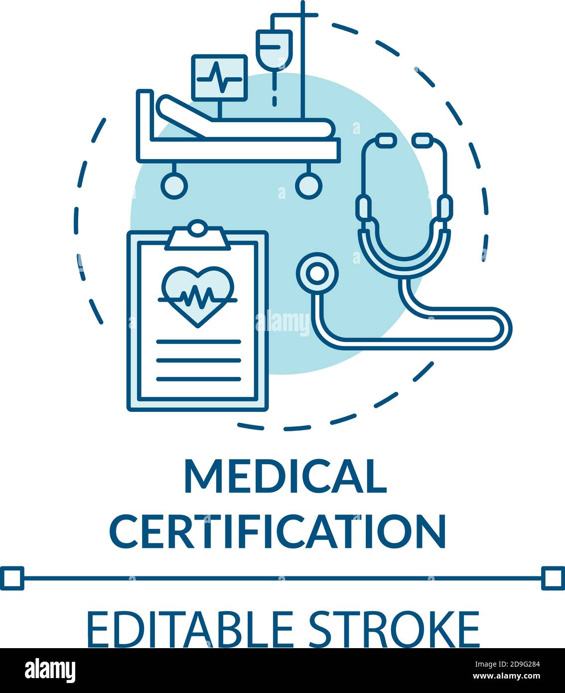 Medical certification concept icon Stock Vector Image & Art - Alamy