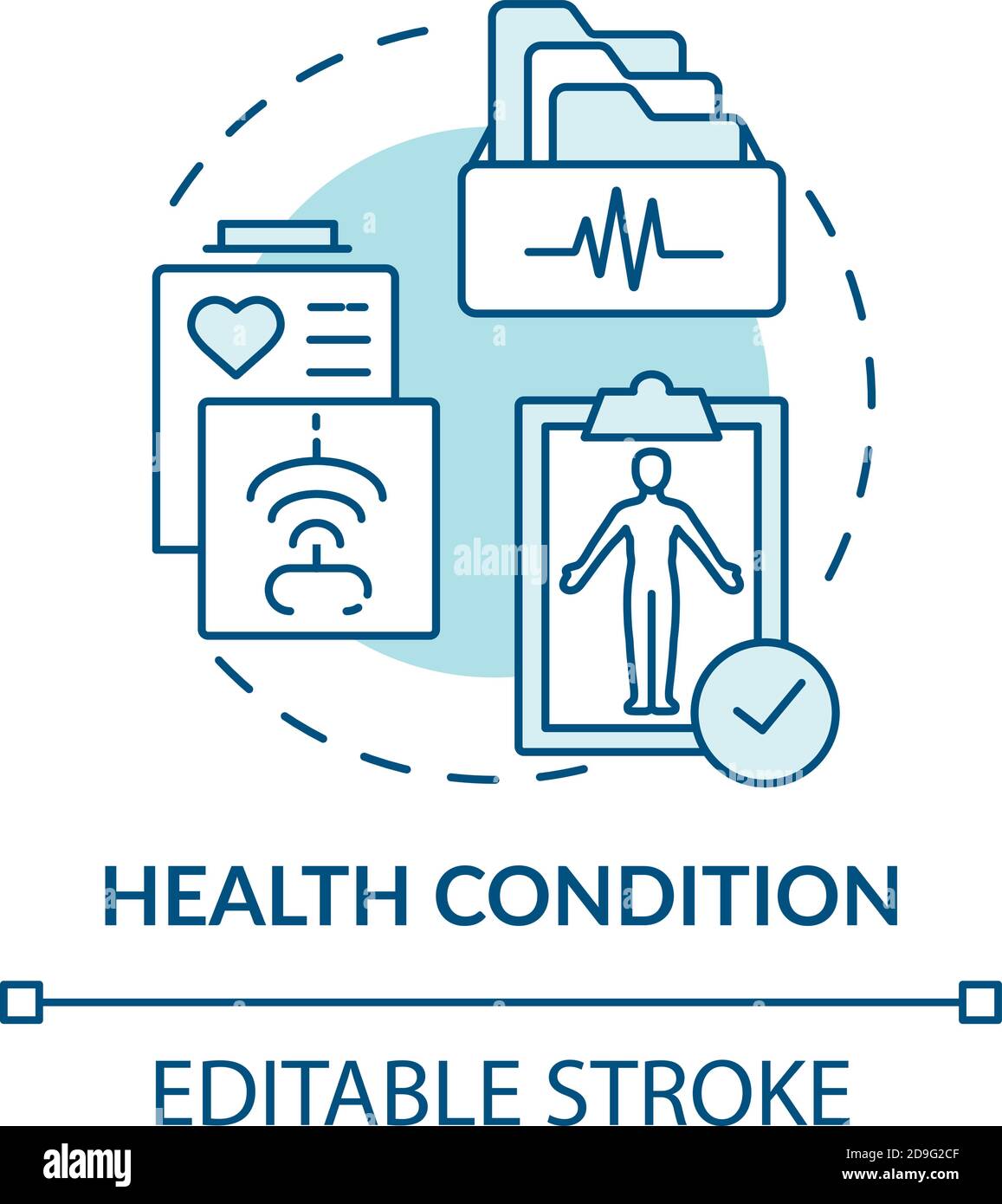 Health condition concept icon Stock Vector Image & Art - Alamy