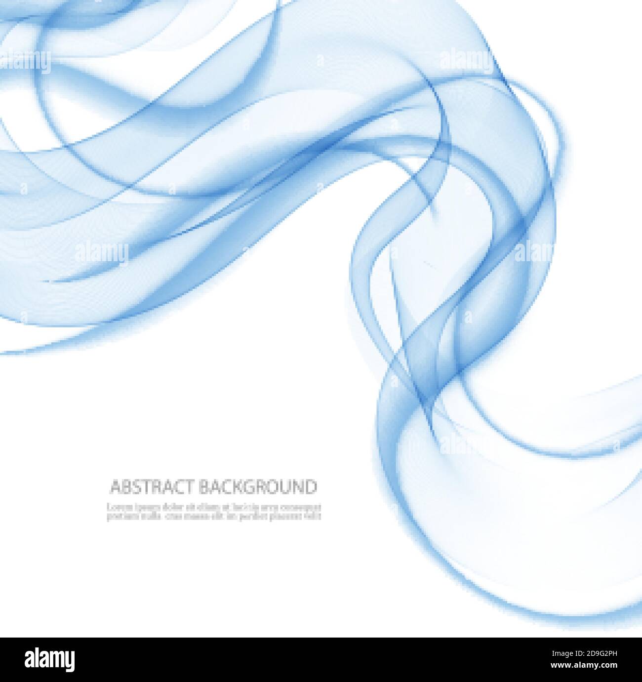 Blue Smoke Transparent Background