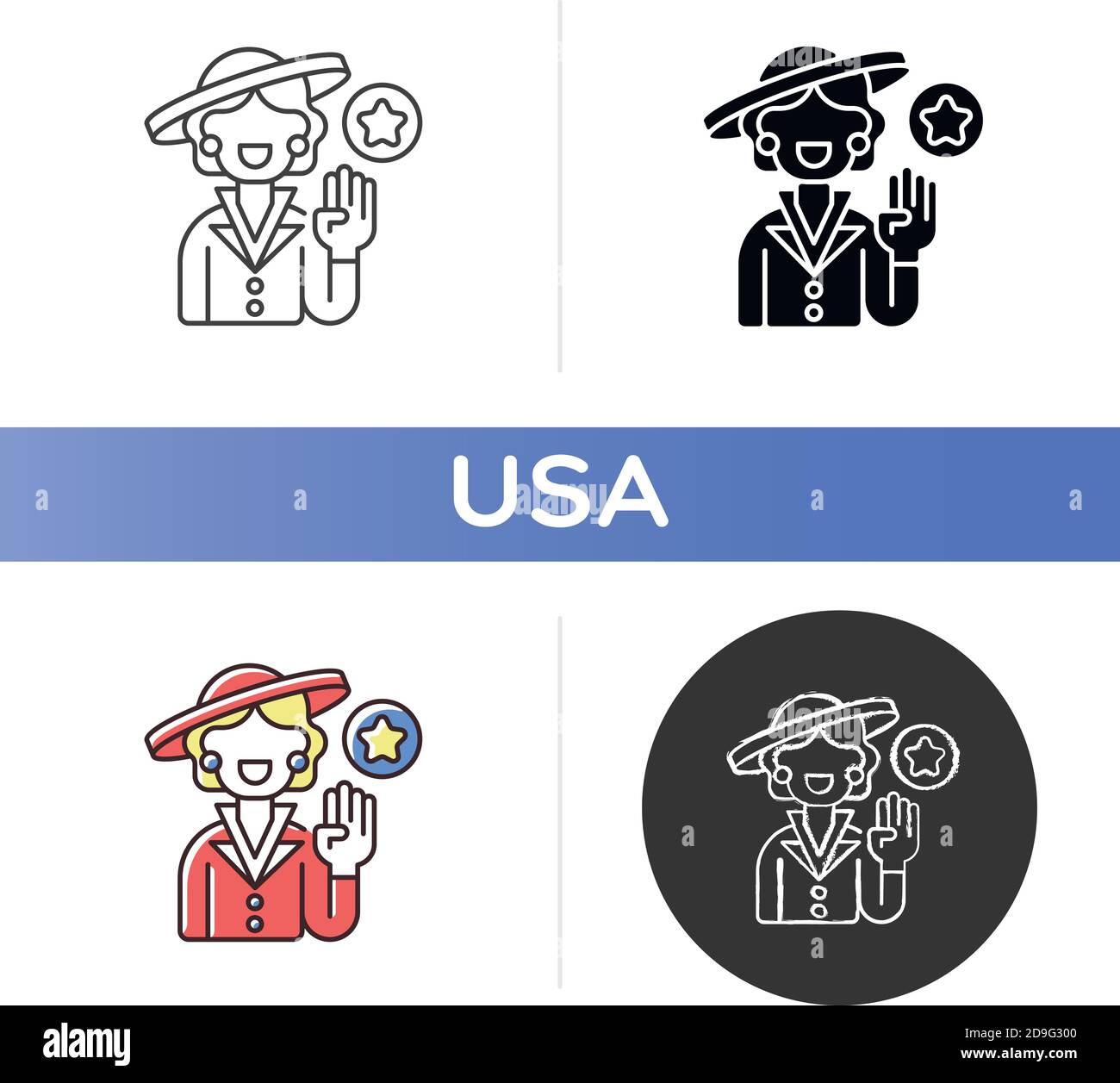 First lady icon Stock Vector Image & Art - Alamy