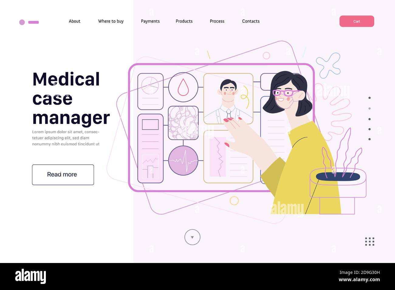 Clinical manager Stock Vector Images - Alamy