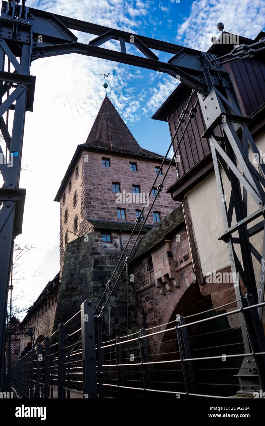 old mill in the old town Stock Photo - Alamy