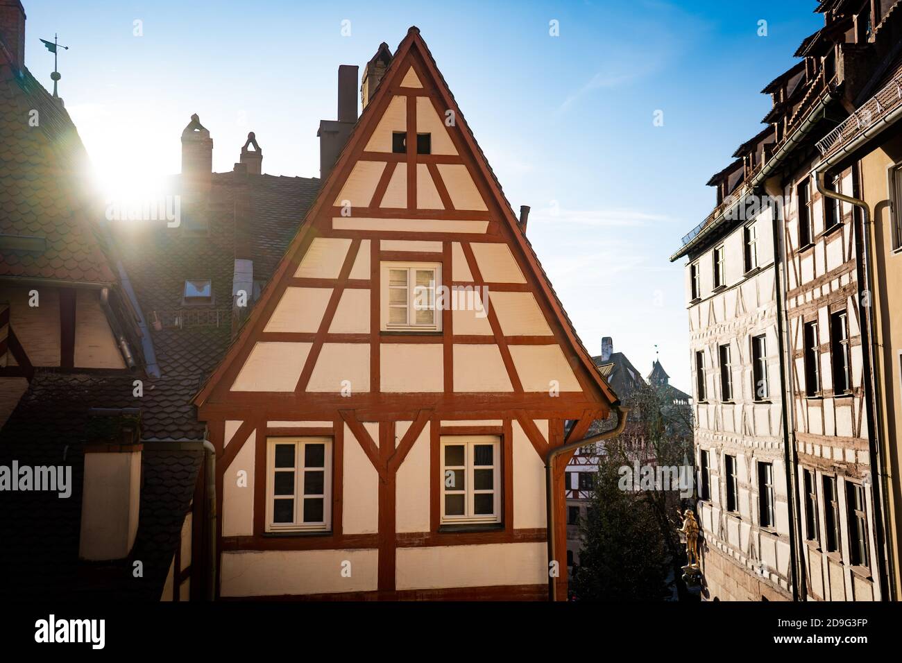 old houses in bruges belgium Stock Photo - Alamy