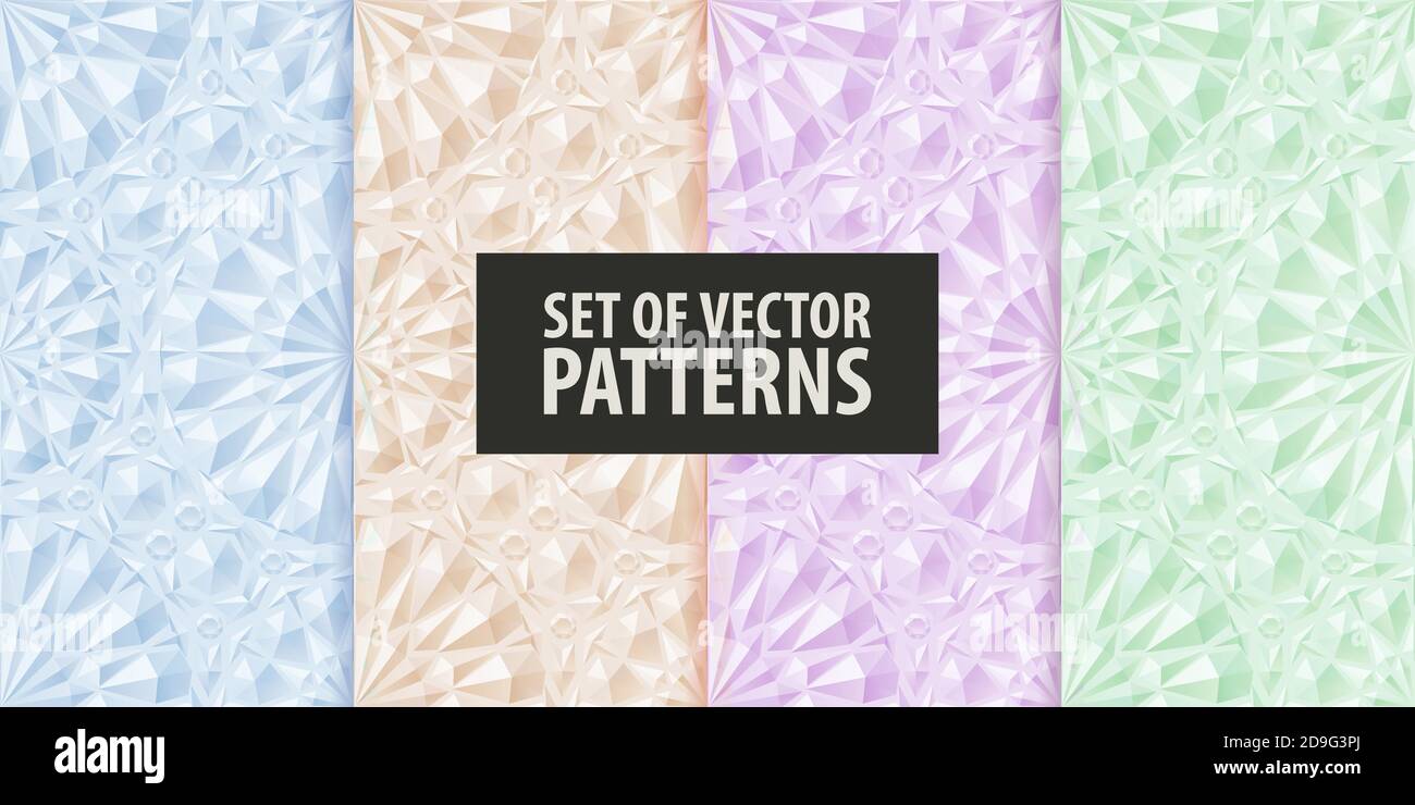 A set of extruded color patterns. Embossed paper Stock Vector Image ...