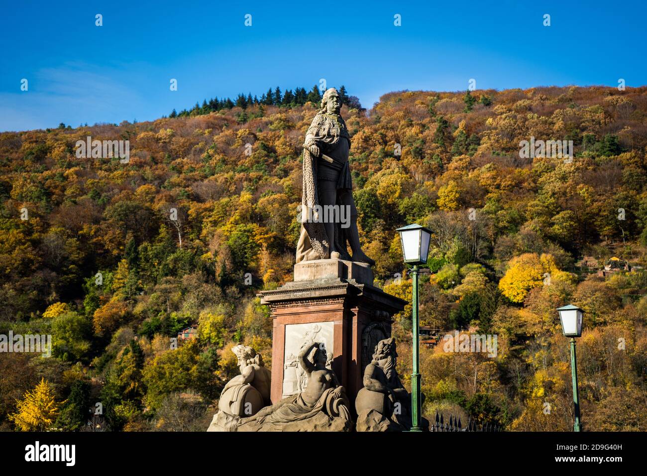Statue of Karl Theodor von der Pfalz Stock Photo - Alamy