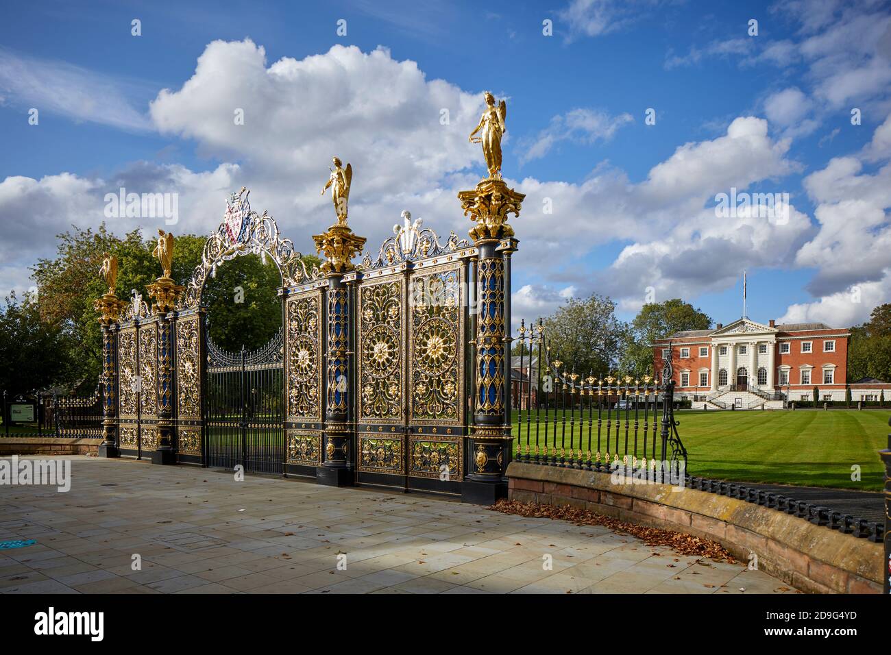 Warrington Town Hall originally called Bank Hall, Cheshire, cast iron ...