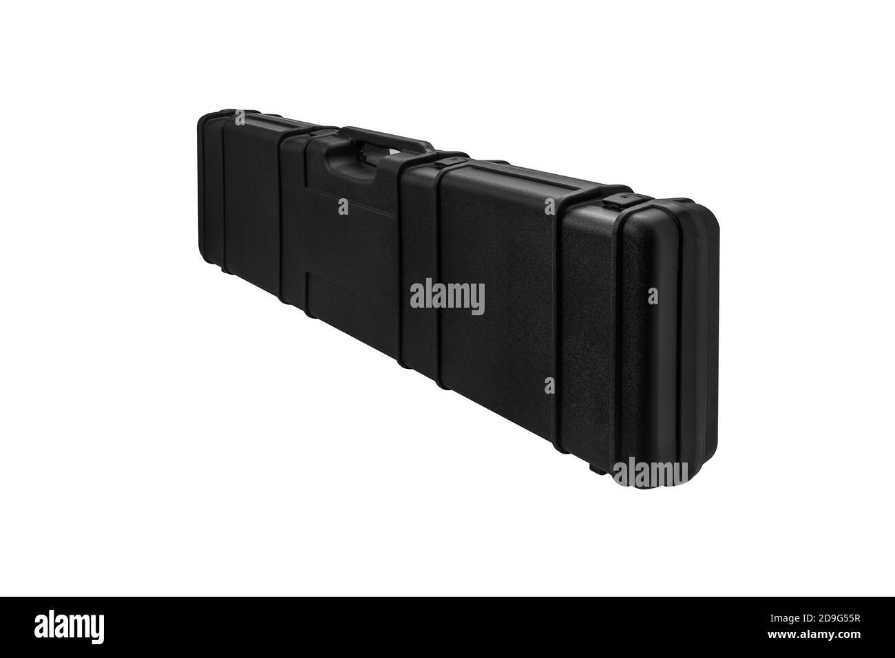 Black plastic hard case for transporting and storing weapons. Gun ...