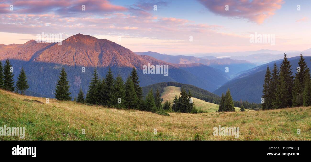Beautiful morning mountain landscape hi-res stock photography and ...