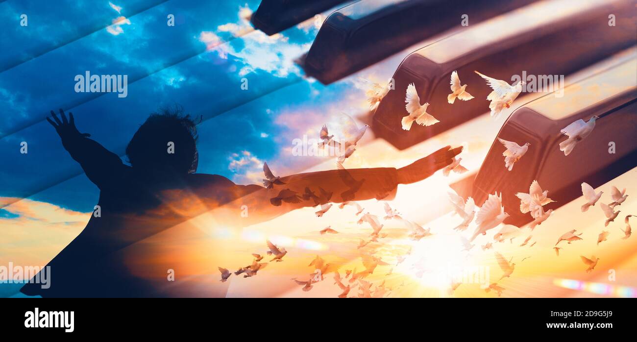 Praise concert background hi-res stock photography and images - Alamy