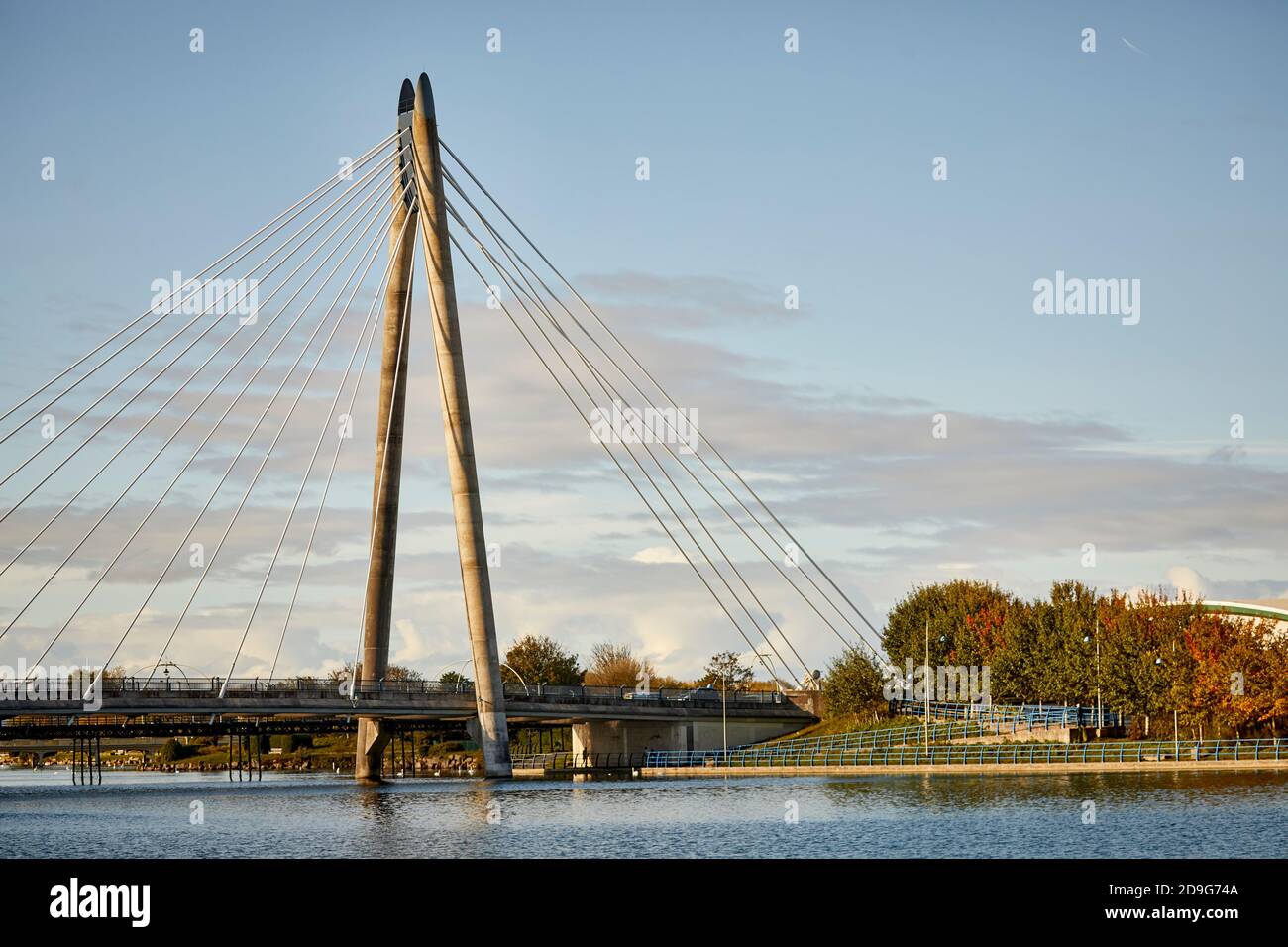 Autumn at Southport Pier and Marine Way Bridge Stock Photo - Alamy