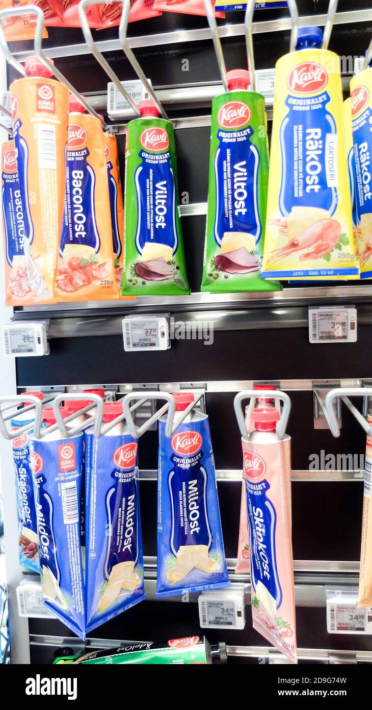 Tube cheese, cheese spread in a tube Stock Photo - Alamy