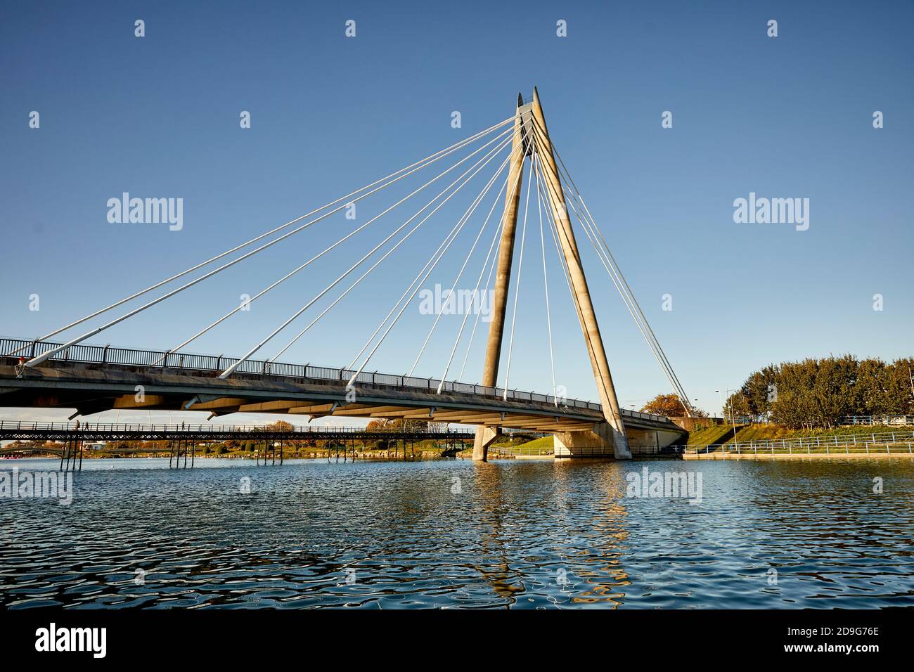 Autumn at Southport Pier and Marine Way Bridge Stock Photo - Alamy
