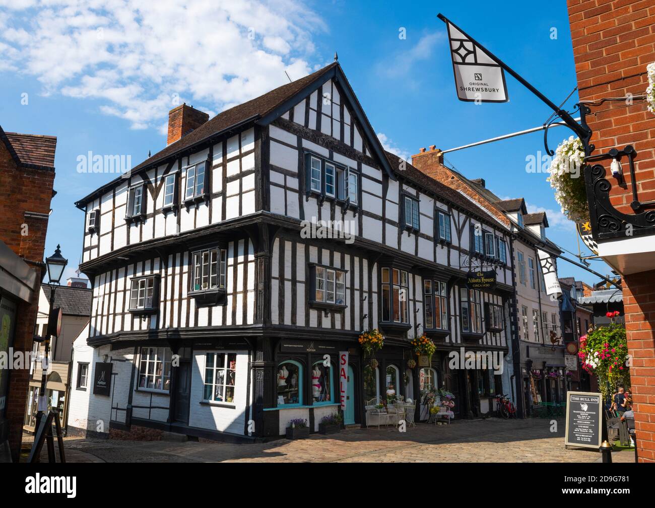 Butcher row shrewsbury hi-res stock photography and images - Alamy