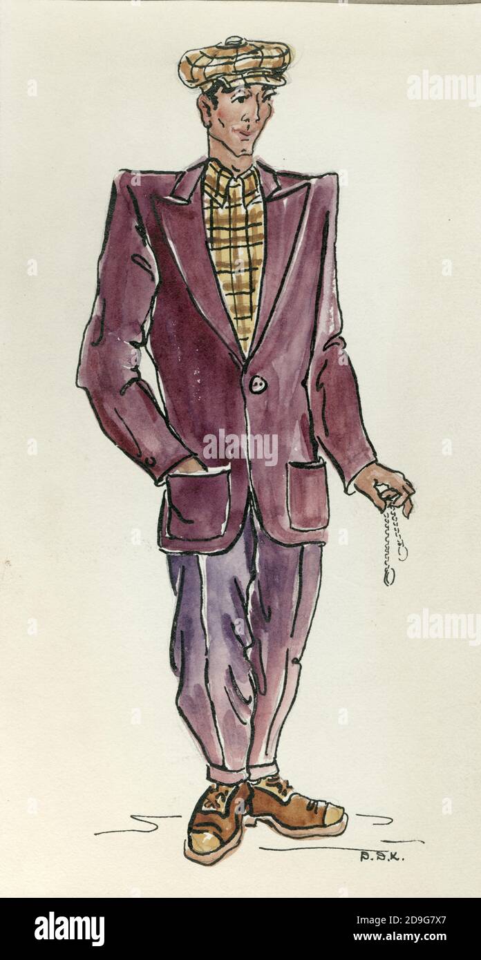 “Hep Cat” by D. D. Karnes, Designed by Barbara White, 1949 Stock Photo ...