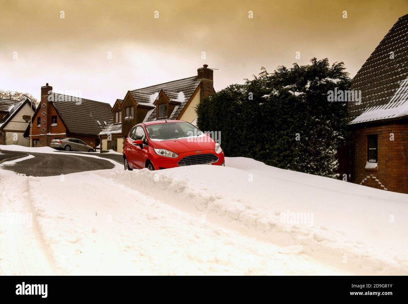 Car Parked Street Side View High Resolution Stock Photography and ...