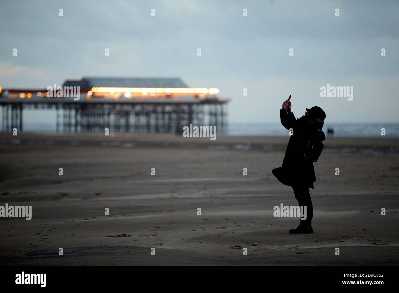 Blackpool central pier hi-res stock photography and images - Alamy