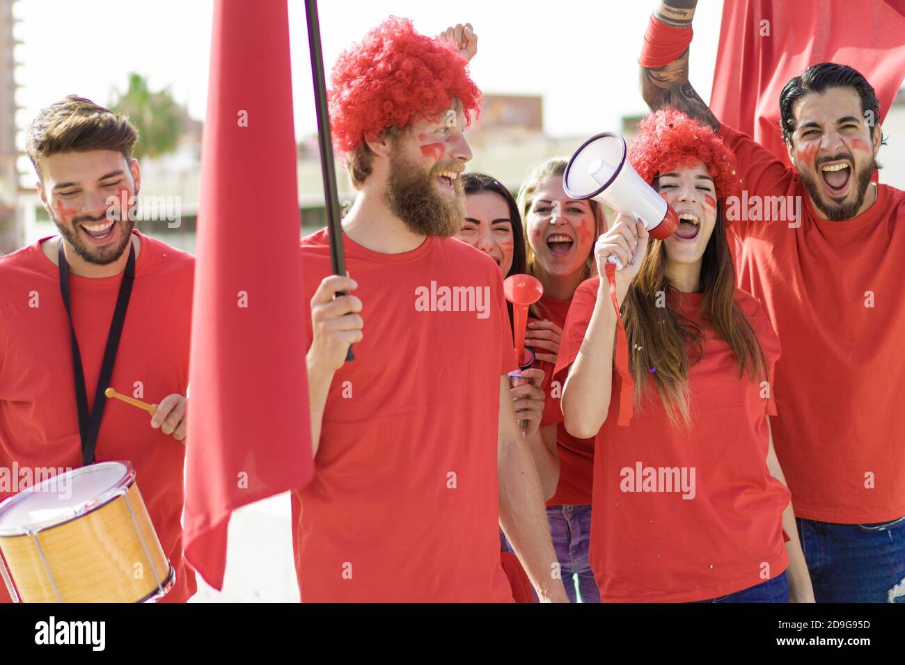 Football hooligans girl hi-res stock photography and images - Alamy