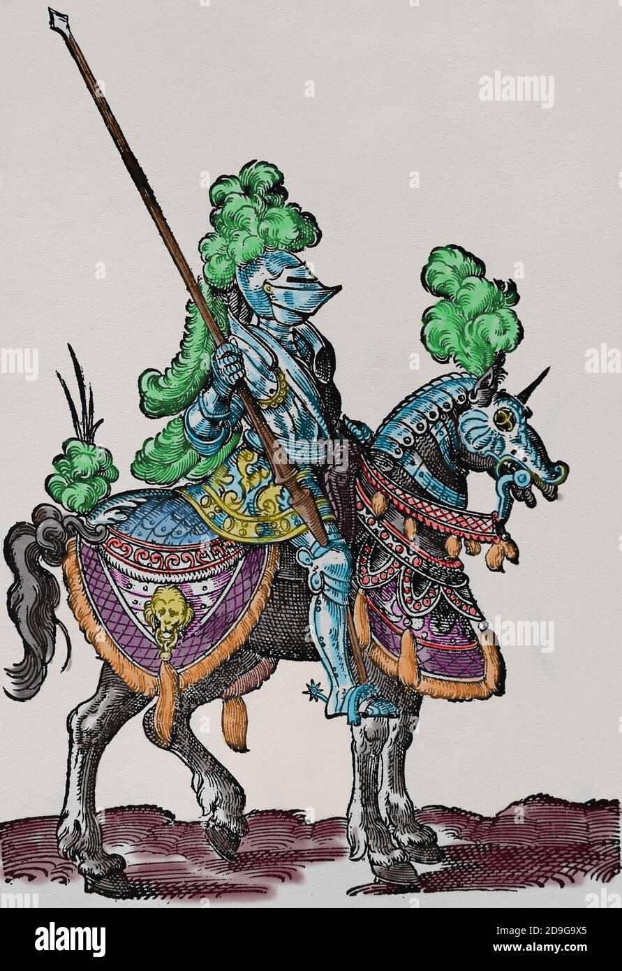 Joust 15th century hi-res stock photography and images - Alamy