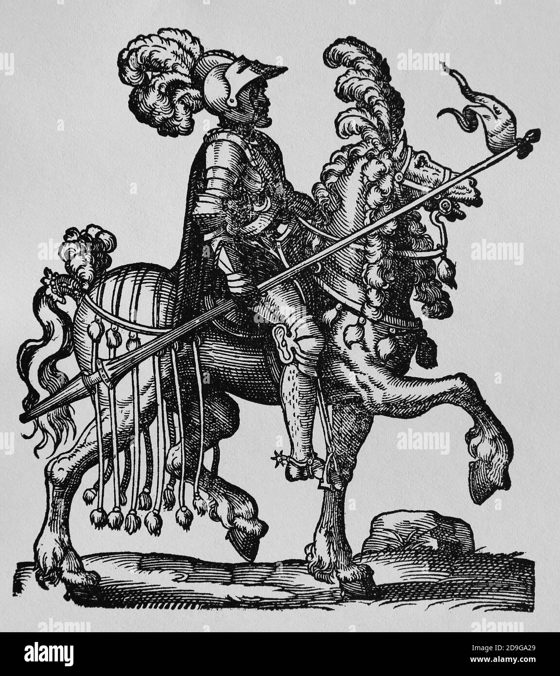 German knights of the 16th century Black and White Stock Photos ...