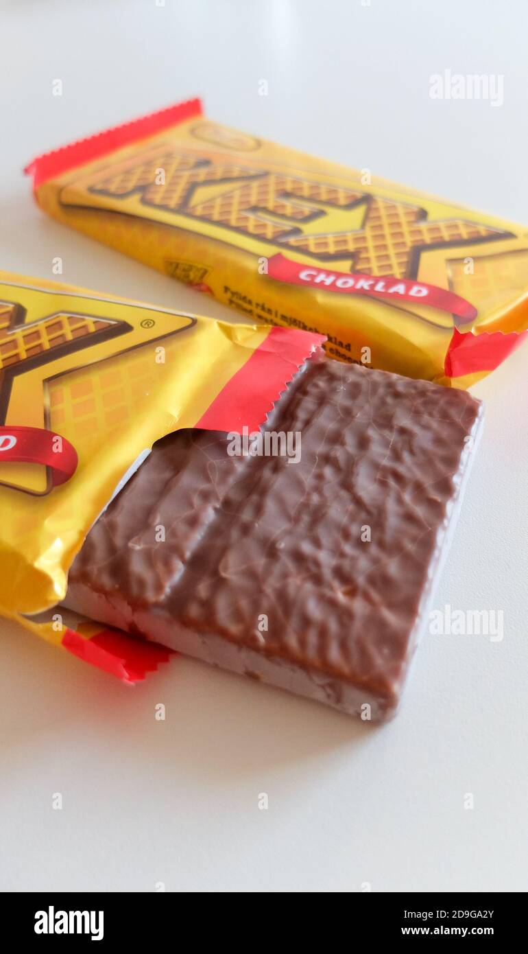 Swedish chocolate biscuit, the famous « Kex » Stock Photo - Alamy