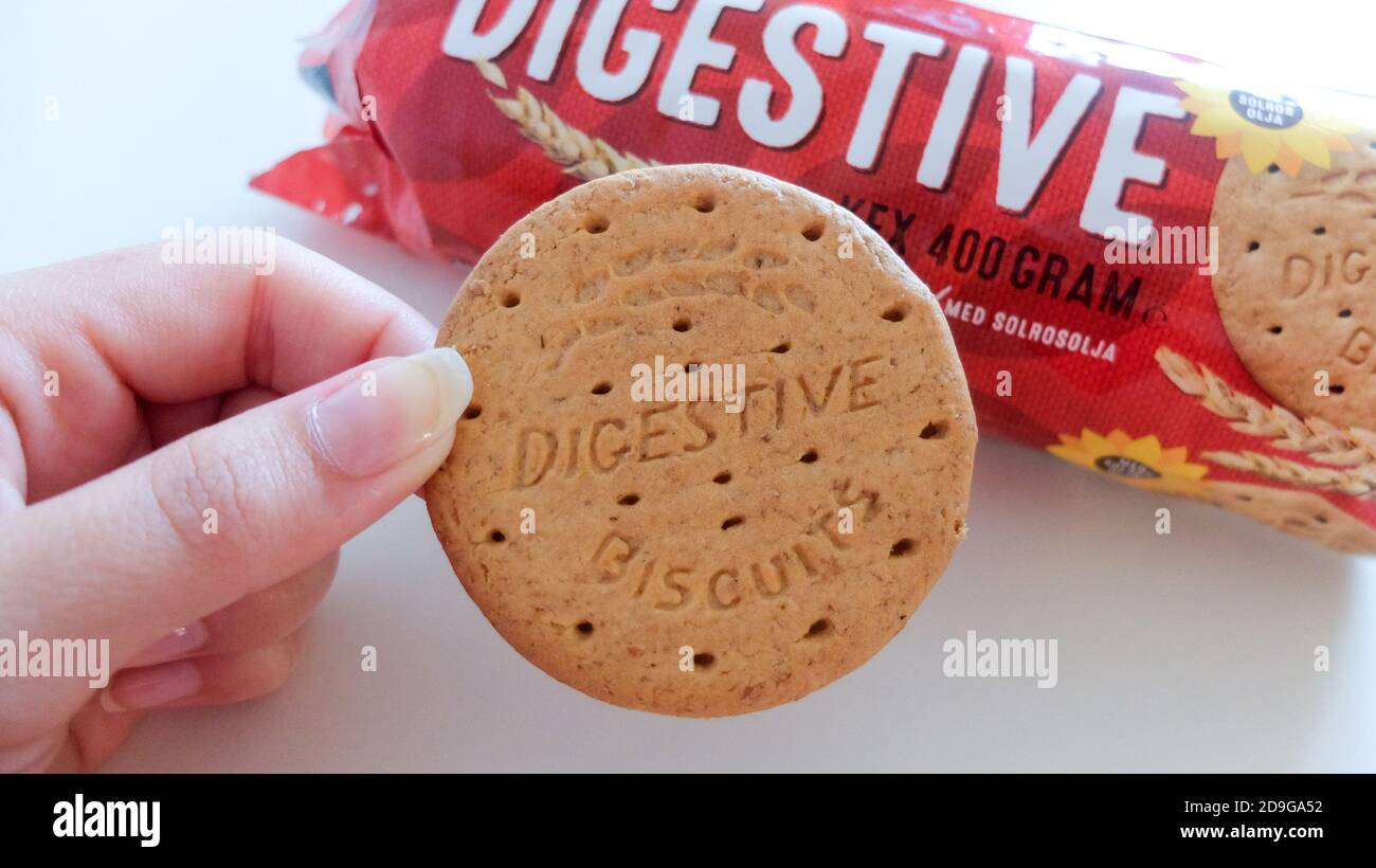 Digestive biscuits from Sweden, ICA. A digestive or digestive biscuit ...