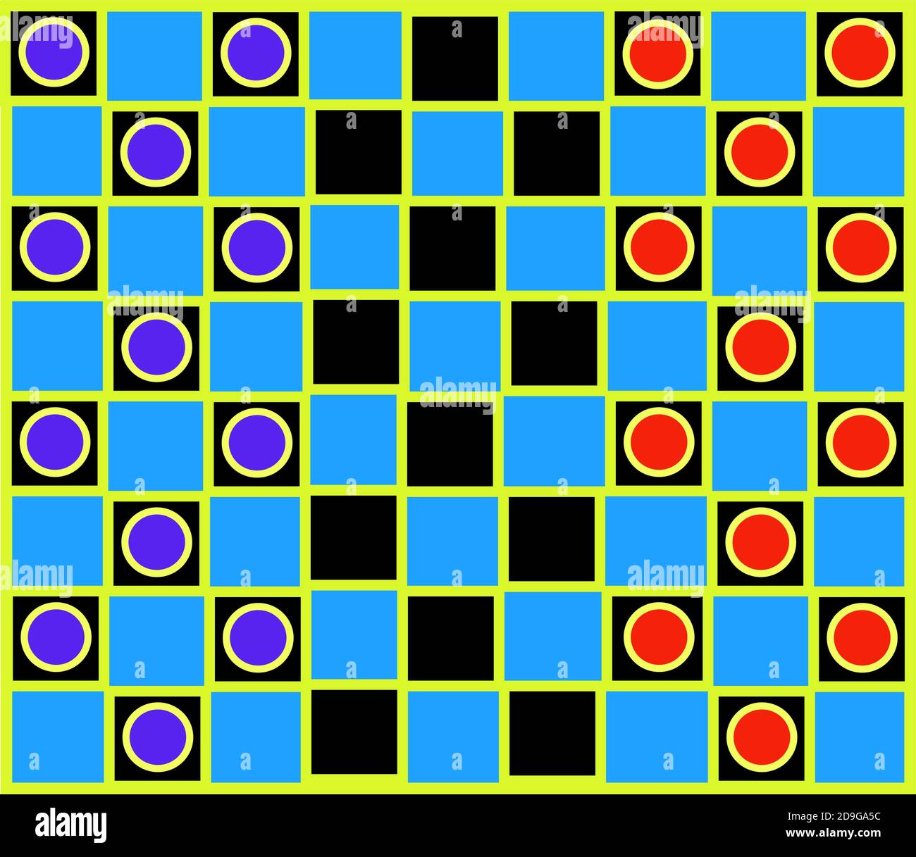 draft four player game Stock Photo - Alamy