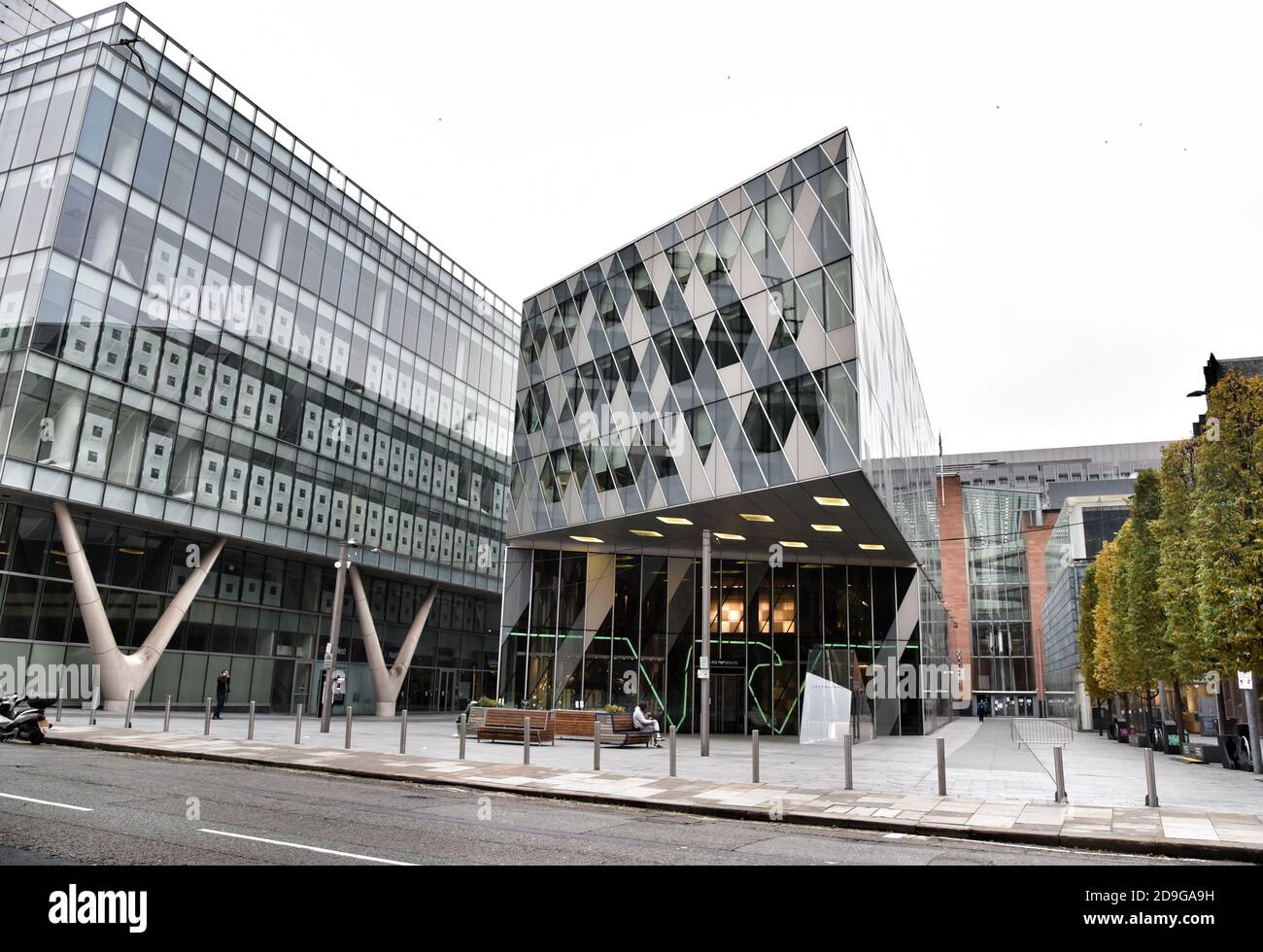 Covid manchester spinningfields hi-res stock photography and images - Alamy