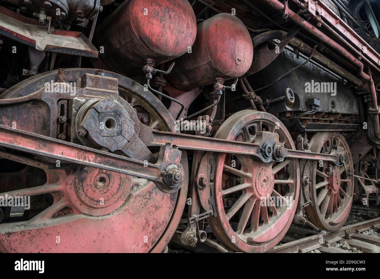steam locomotive wheels Stock Photo - Alamy
