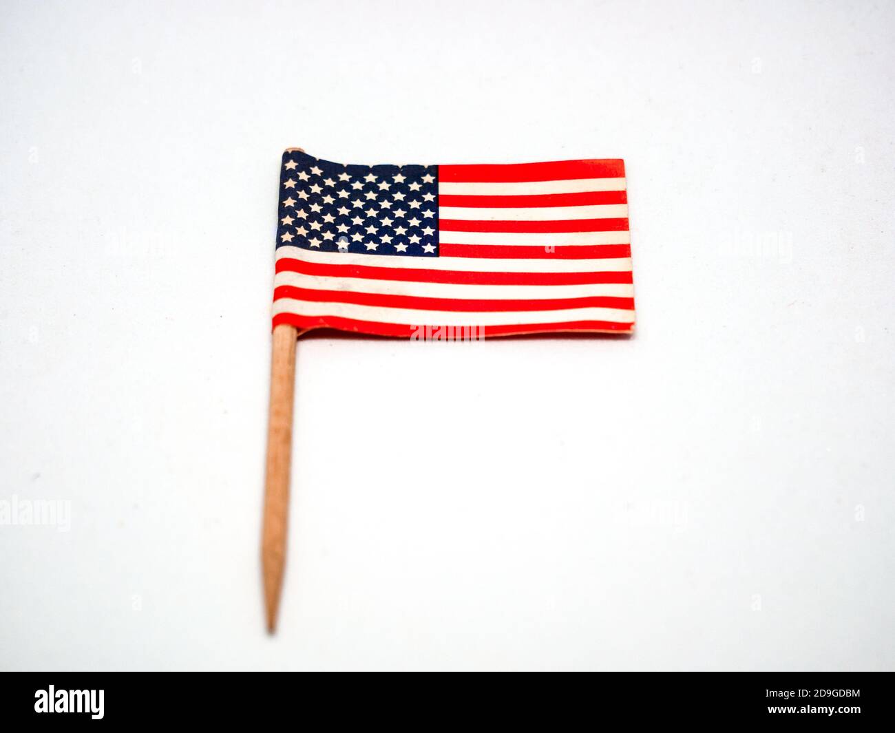 USA - old paper toothpick flag Stock Photo - Alamy