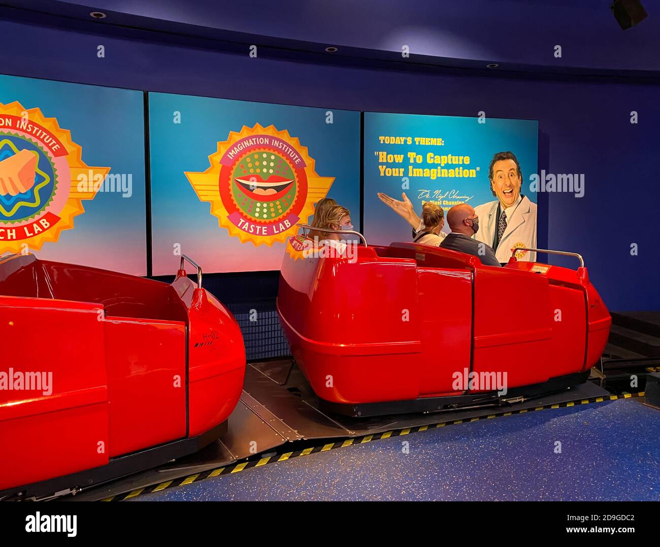 Orlando, FL/USA - 10/14/20: People riding the Journey into Imagination ...