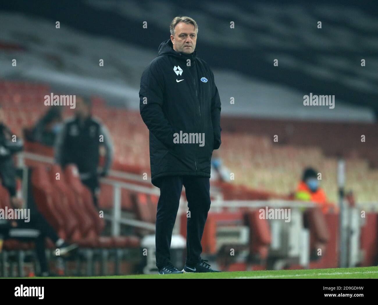 Molde manager Erling Moe during the UEFA Europa League Group B match at ...