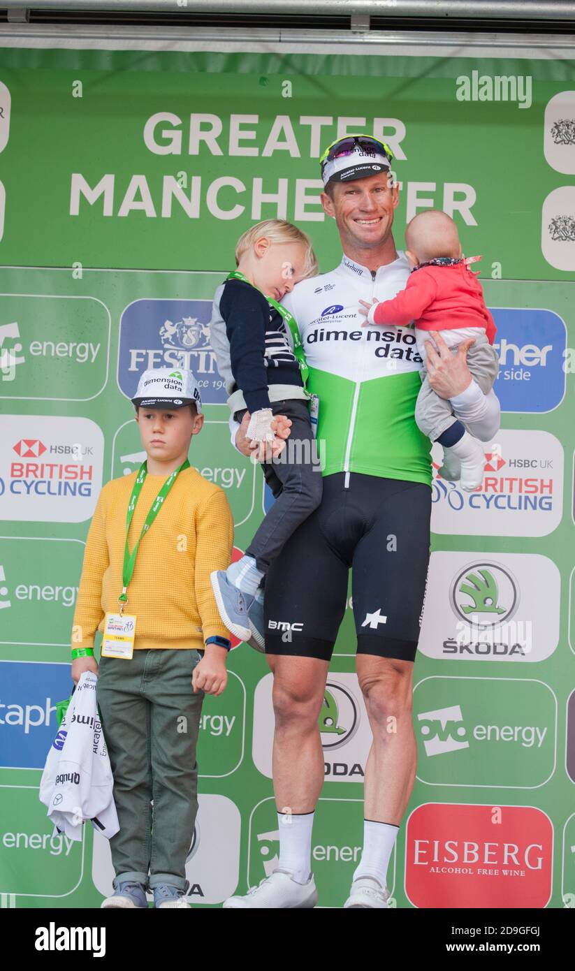 Mark Renshaw in his final race professional race. Riders were taking ...