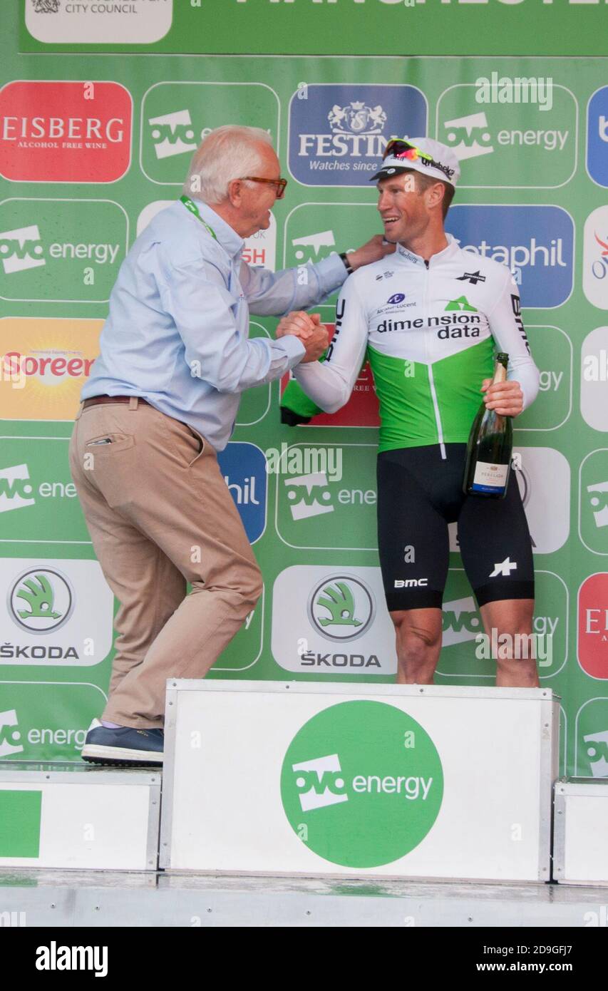 Mark Renshaw in his final race professional race. Riders were taking ...