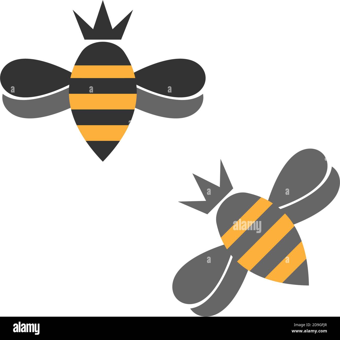 Bee logo icon creative design illustration Stock Vector Image & Art - Alamy