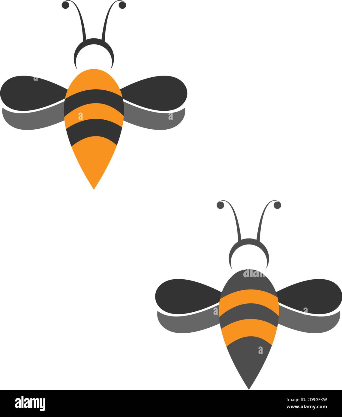 Bee logo icon creative design illustration Stock Vector Image & Art - Alamy