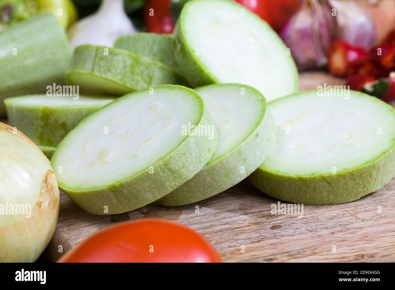 Cut up zucchini hi-res stock photography and images - Alamy