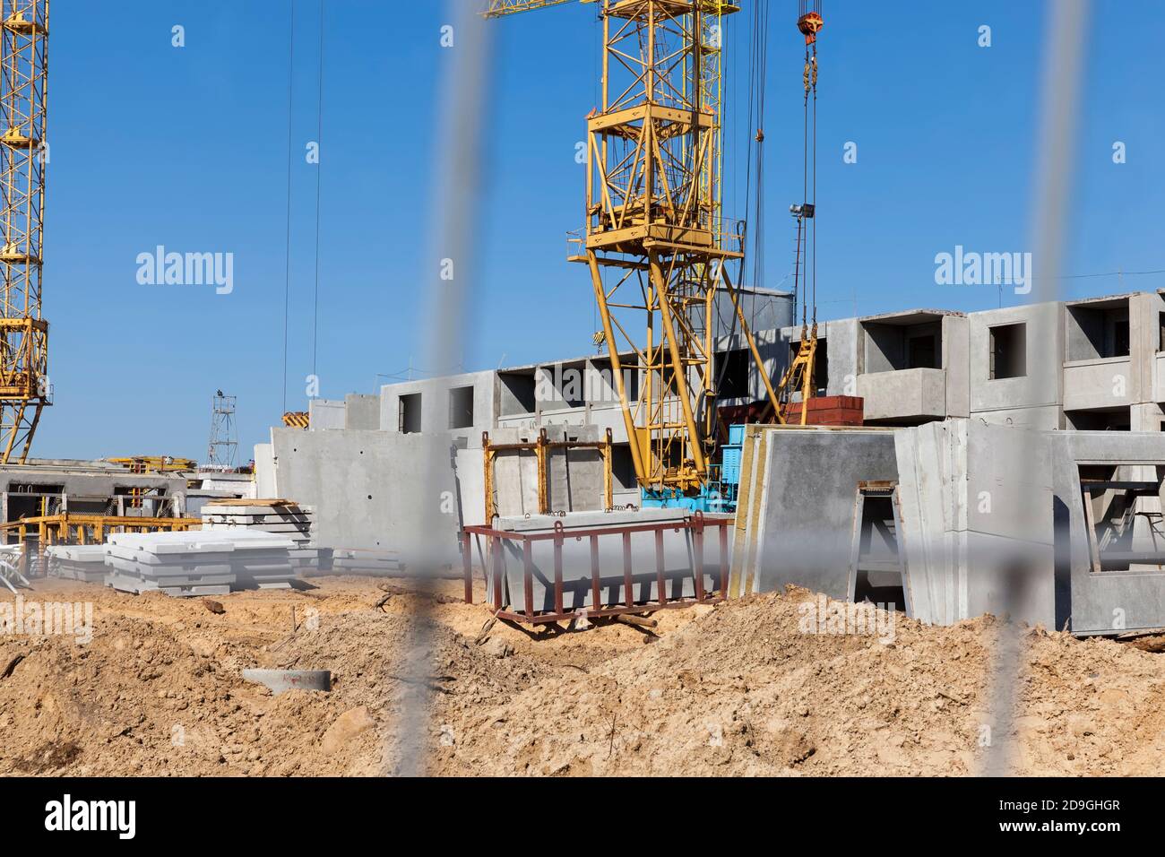 construction of apartment buildings Stock Photo - Alamy