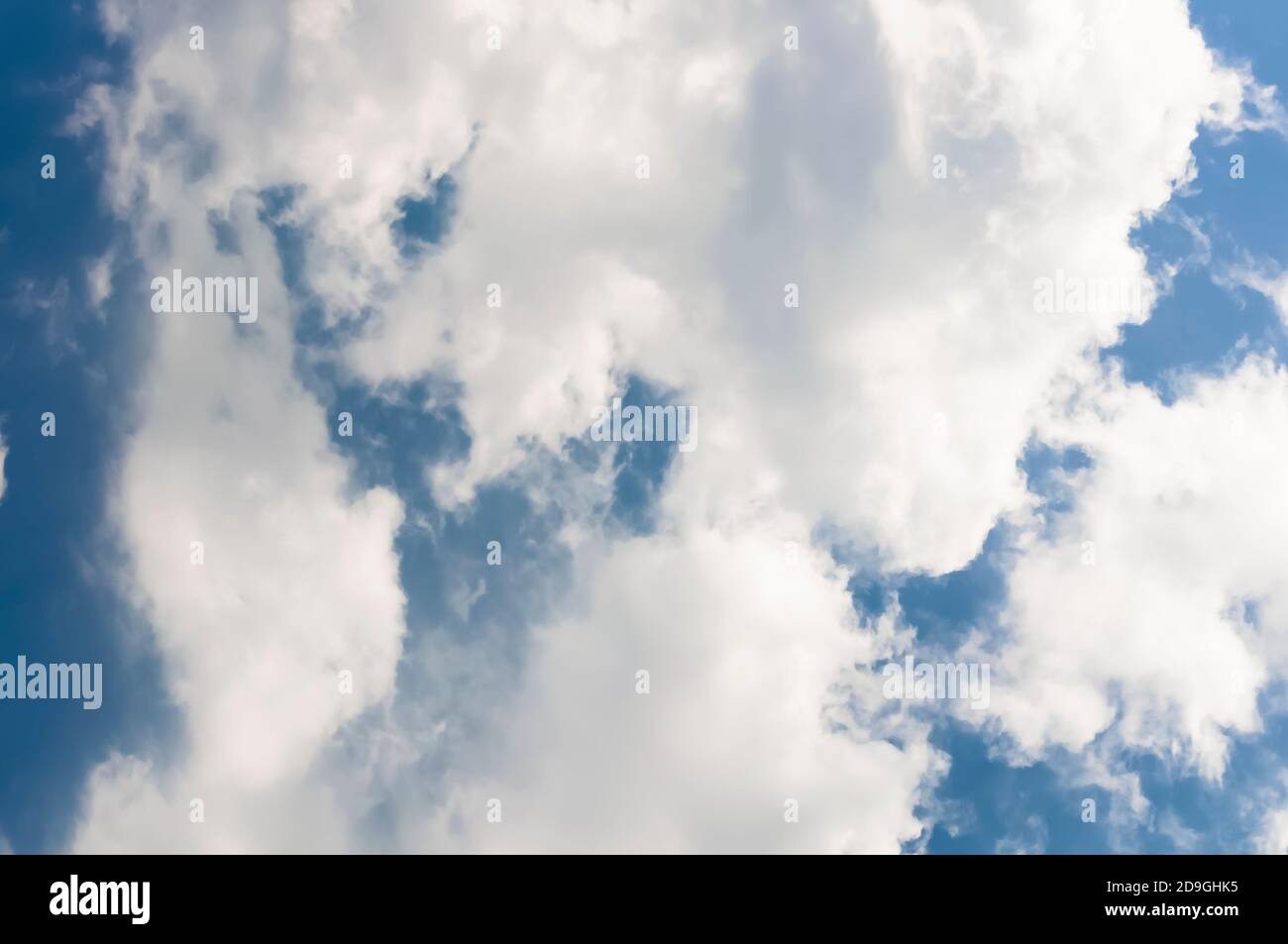Blue sky background with clouds. Sky of Brazil Stock Photo - Alamy