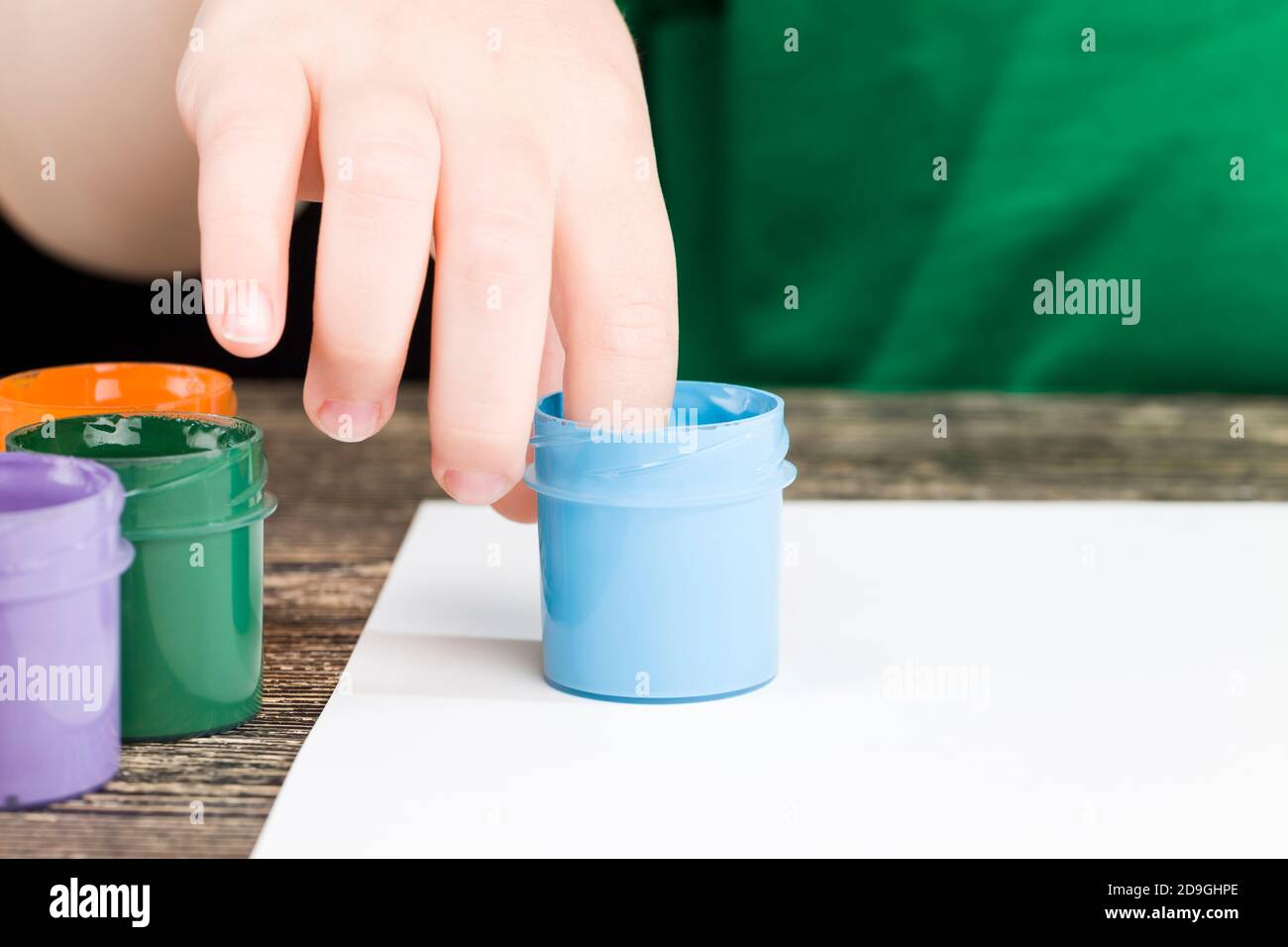 drawing on paper with the help of hands Stock Photo - Alamy