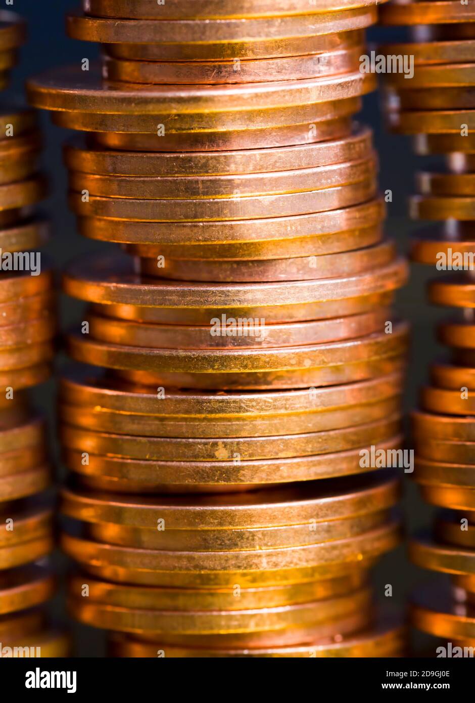 copper small coins Stock Photo - Alamy