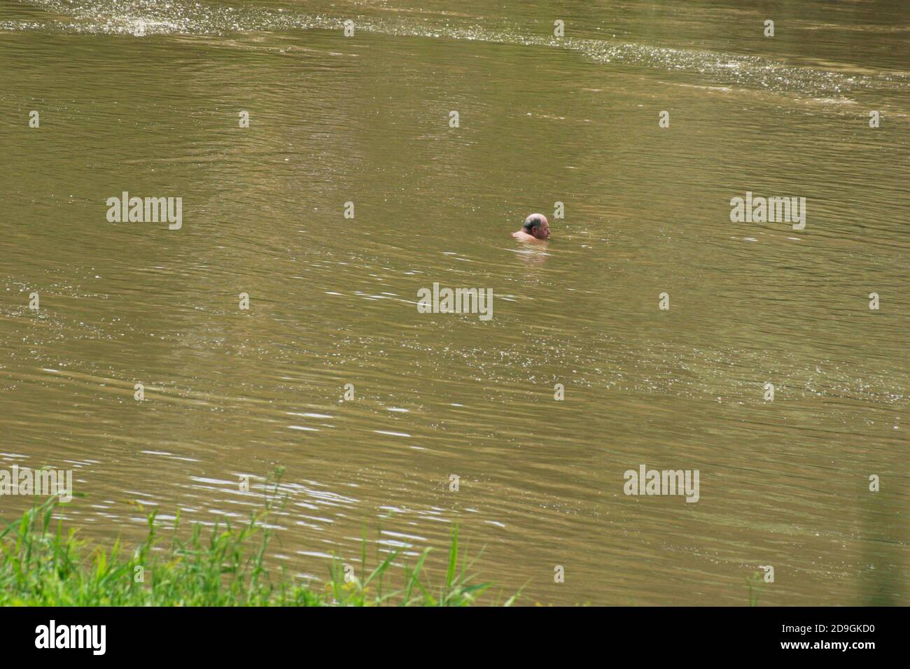 Swimming person river hi-res stock photography and images - Alamy
