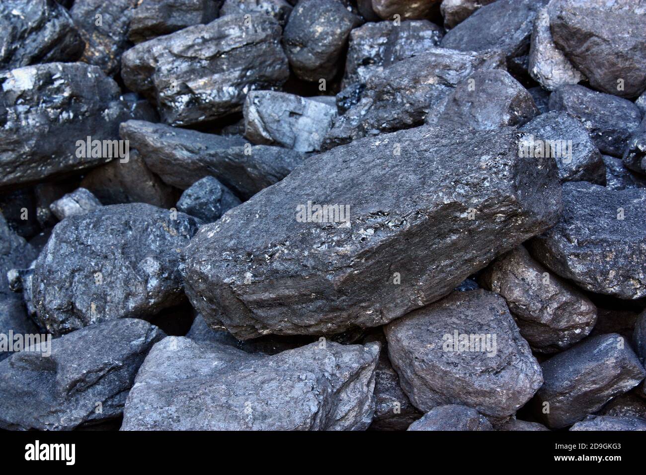 Pile of coal from mining pit Stock Photo - Alamy