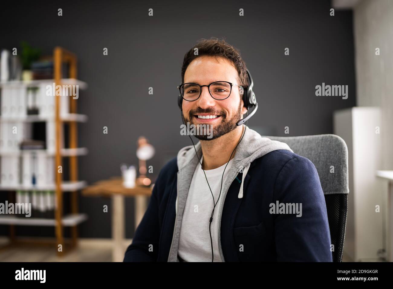 Businessman watching video call training hi-res stock photography and ...