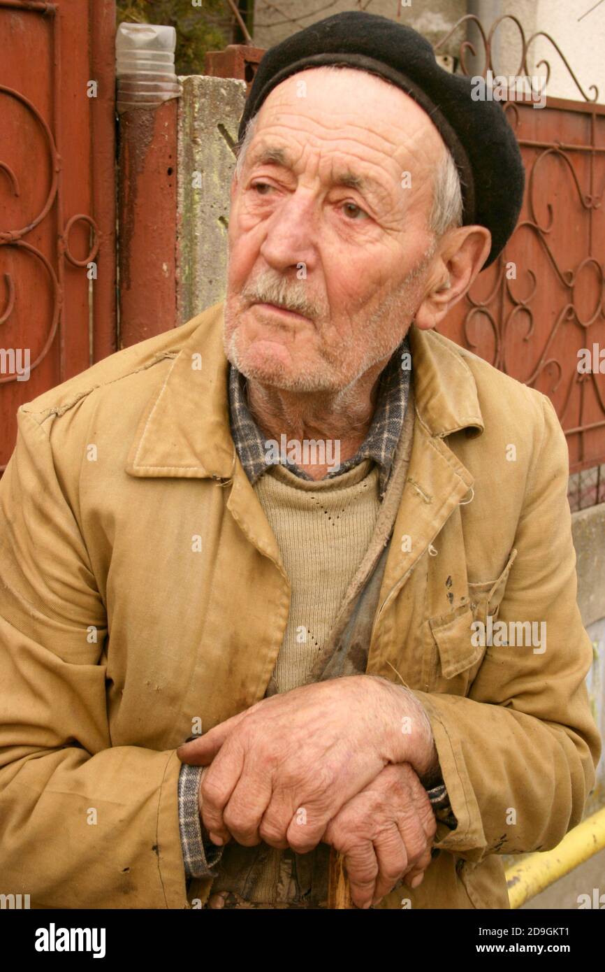 Aurel Radulescu, the nephew of the Romanian inventor Aurel Vlaicu Stock ...